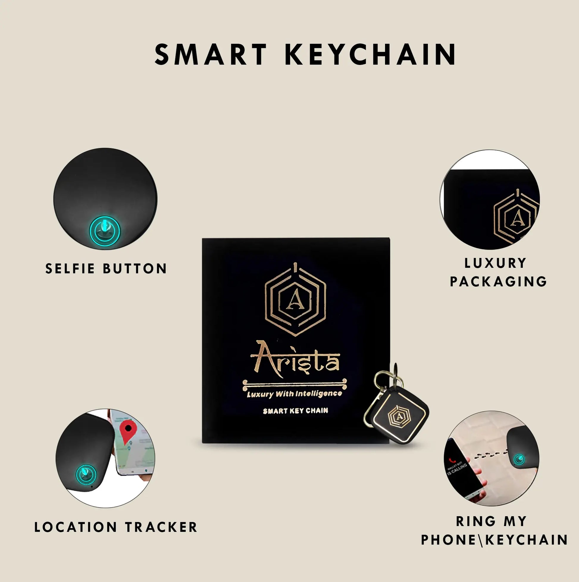 Smart Combo (Croc-Textured Finger Lock Smart Laptop + Smart Key Chain ...