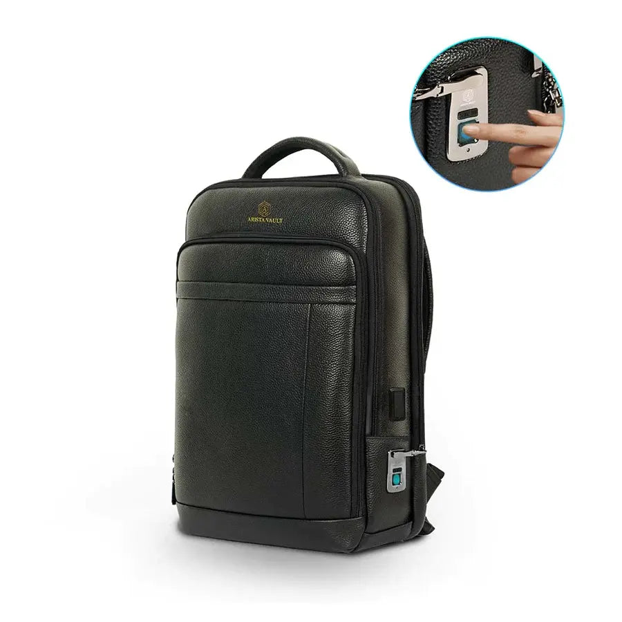 Smart Fingerprint Bagpack | Biometric Bags | Arista Vault – Arista Vault